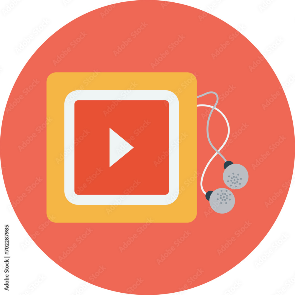 Vecteur Stock video player interface. multimedia icon vector png. media ...