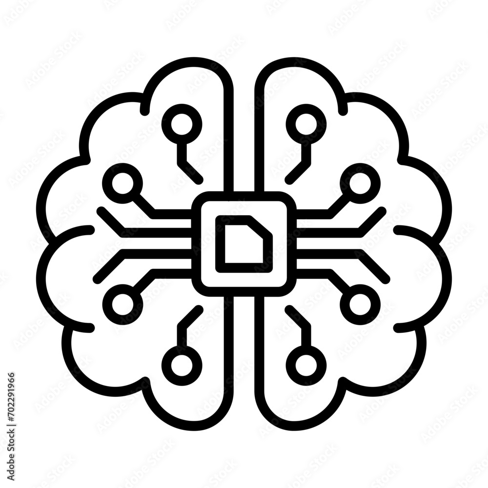 Brain implant neural implants concept, brain-machine interface ...