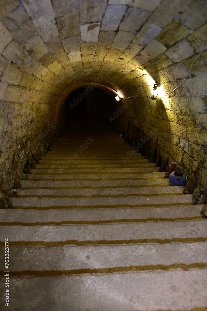 Catacombs, underground under the city, Cantacuzen Museum, Odessa ...