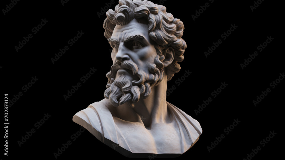 lustration of Sculpture of a Stoic, representing Philosophy and ...