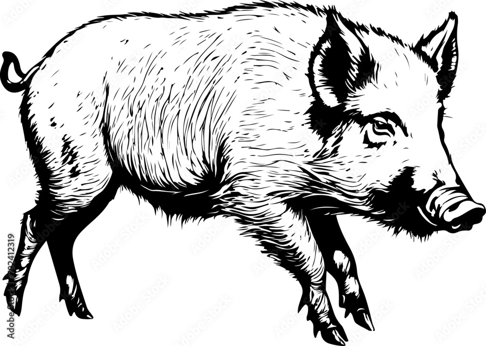 Vetor de Boar SVG bundle, wild boar SVG, wild boar PNG, wild boar ...