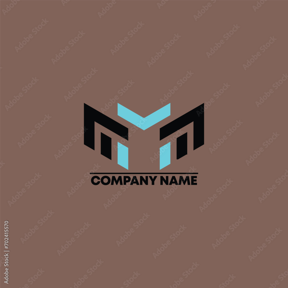 MMM logo design. Triple M logo design concept Stock Vector | Adobe Stock