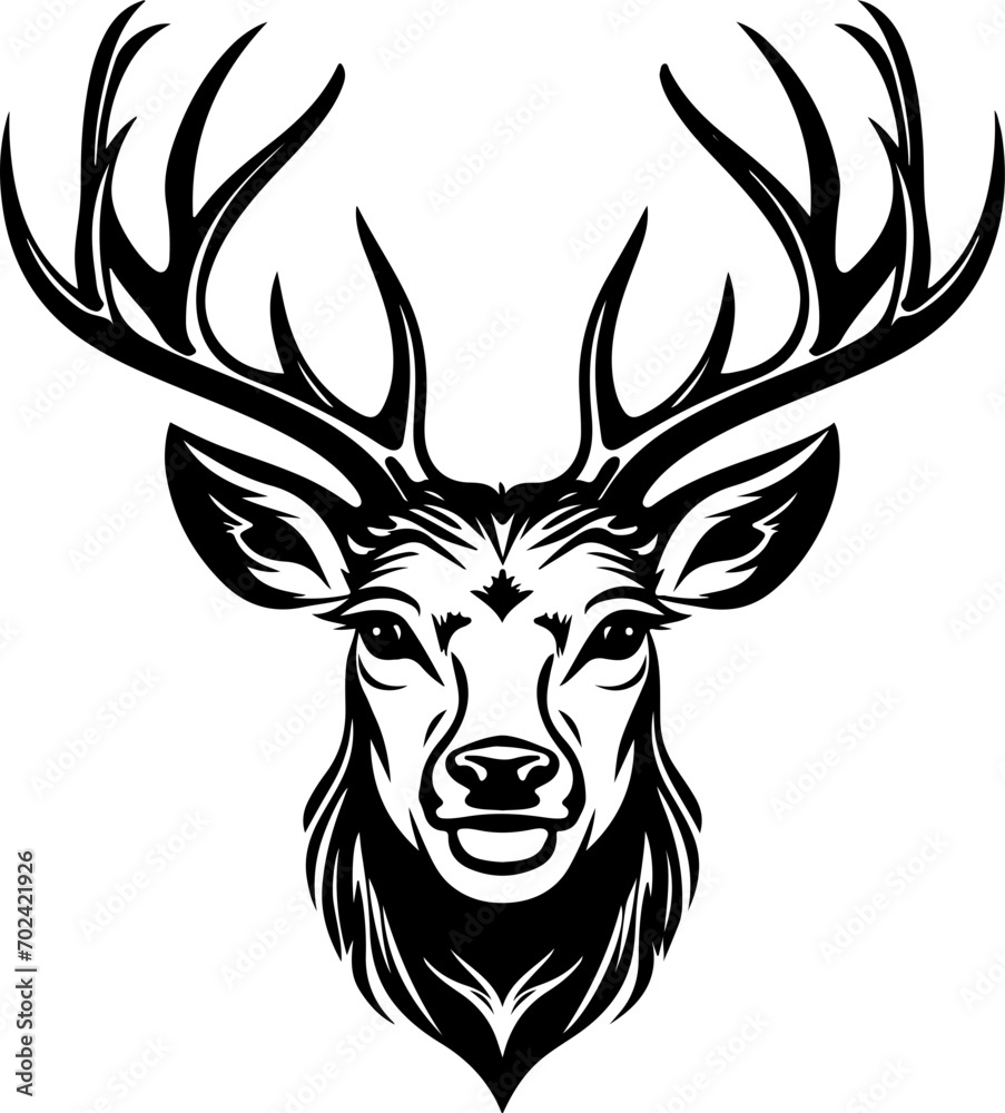 Deer SVG bundle, Deer SVG, deer silhouette svg, deer face svg, deer ...