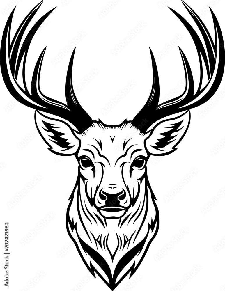 Deer Svg Bundle Deer Svg Deer Silhouette Svg Deer Face Svg Deer