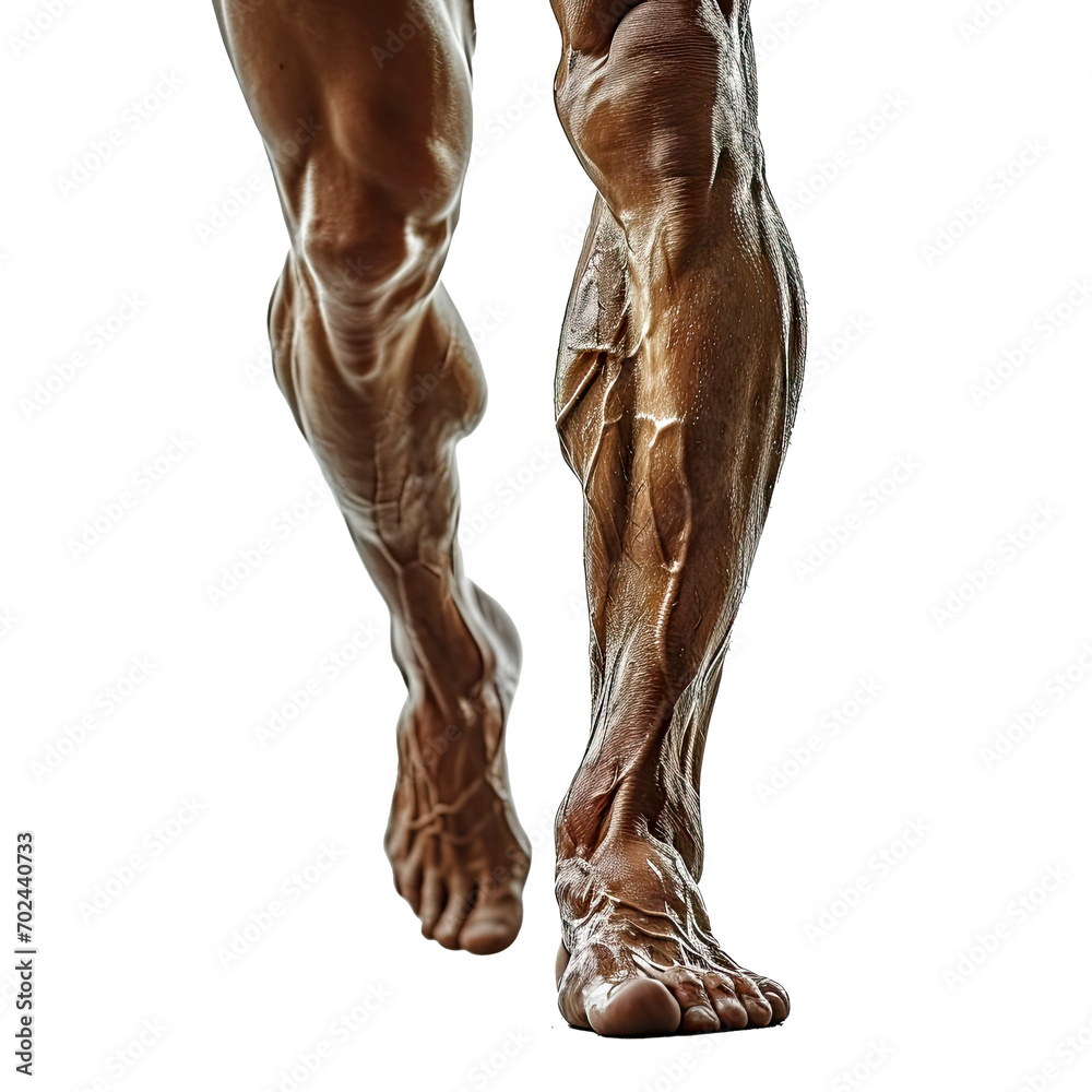 legs isolated, muscular legs running, biologie, medical usecase ...