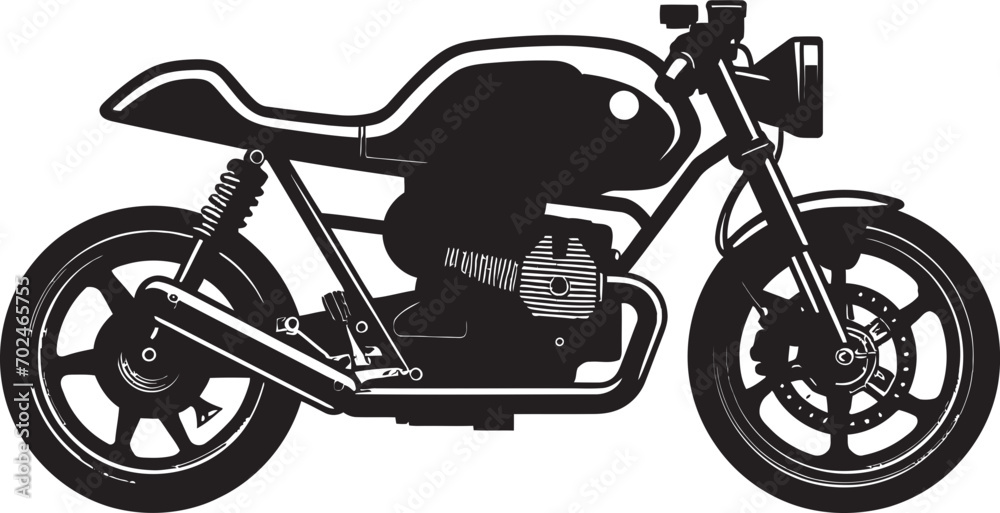 Speed Emblem Vector Black Cafe Racer Mark Modern Classic Black Cafe ...