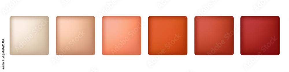 Fashionable color palette 2024. Fashionable colors of the season. Terra ...