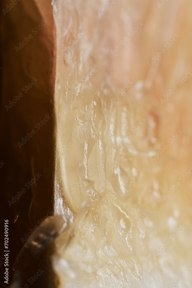 Detailed citrus texture. Pattern of citrus fruit filling, visible veins ...