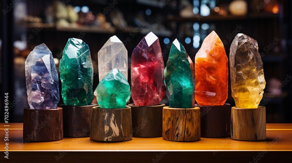 Varied Collection of Different Crystals and Minerals - A Spectrum of ...