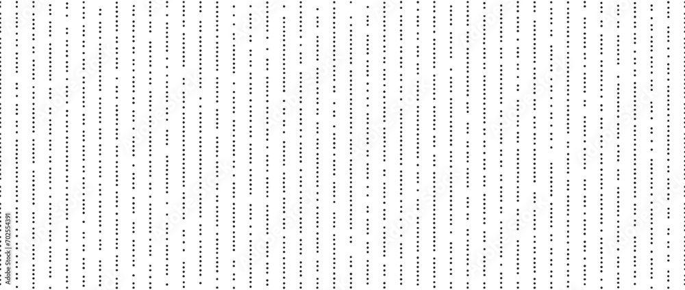Dotted lines seamless pattern. Stippled line background. Vertical dot ...