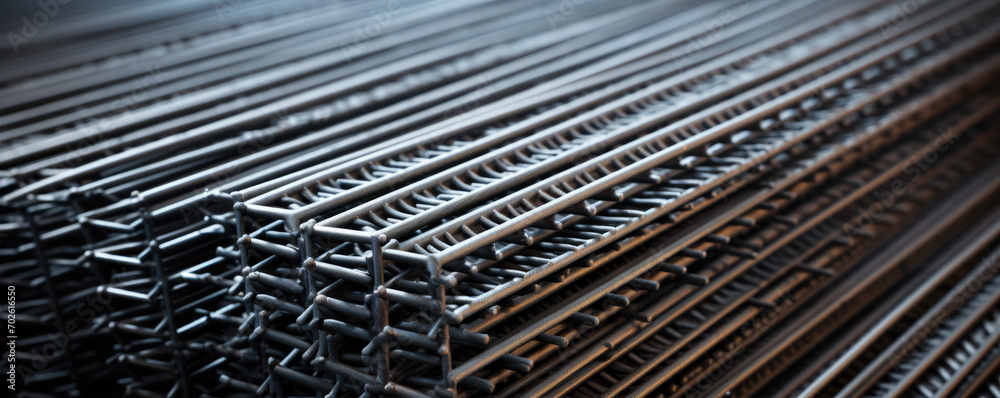 steel rebar mesh for reinforced concrete. hard connect construction ...