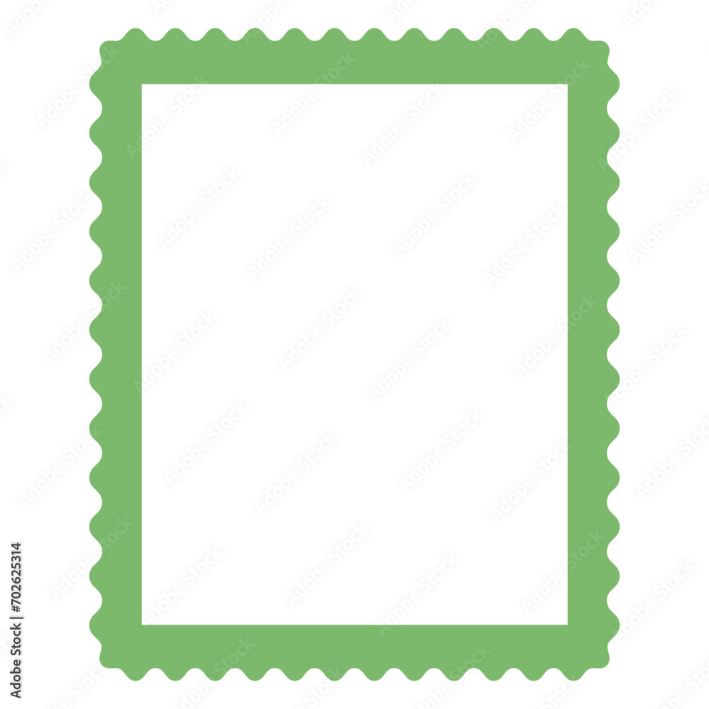 Green border photo frame deco vector art simple line corner image ...