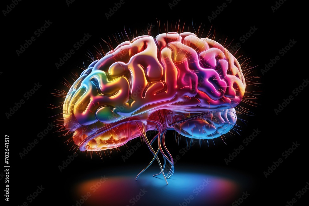 Brain neurogenesis in hippocampus, prefrontal cortex, hub of ...