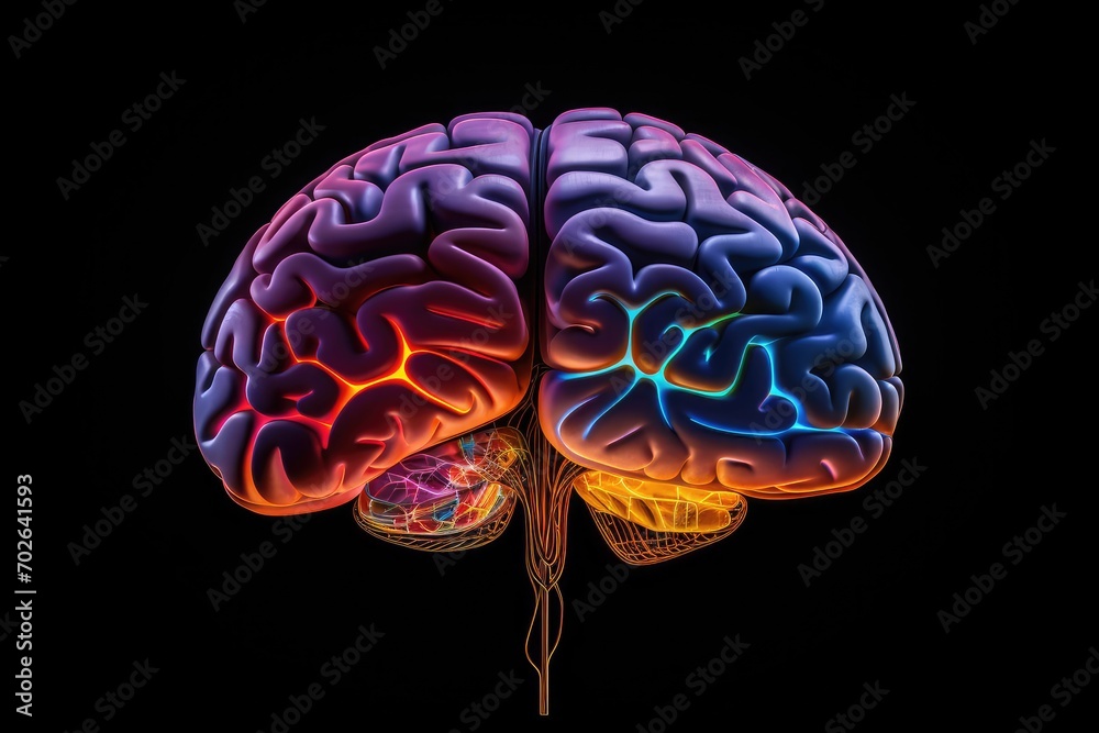 Brain neurogenesis in hippocampus, prefrontal cortex, hub of ...