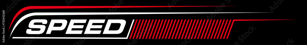 Sport car racing emblem, drifting vehicle sticker, high speed rally ...