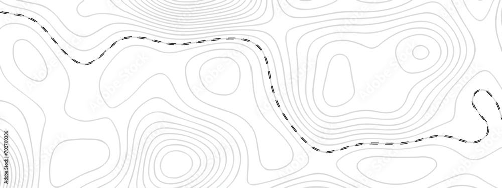 Pattern with lines and dots The stylized height of the topographic map ...