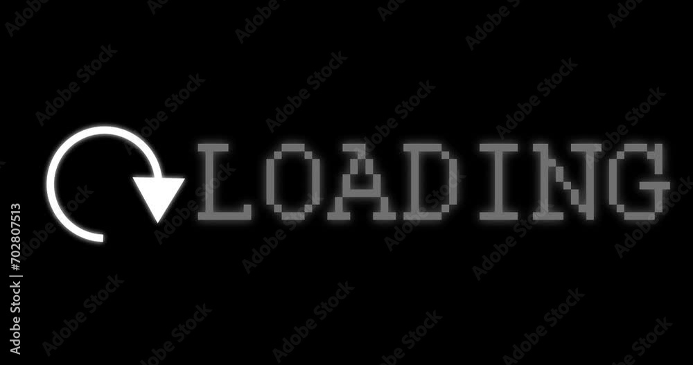 4K Circular arrow head rotating animation asset in alpha channel. Arrow ...