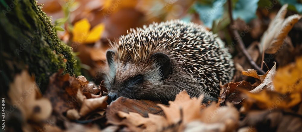 Hedgehog Scientific name Erinaceus Europaeus Wild native hedgehog ...