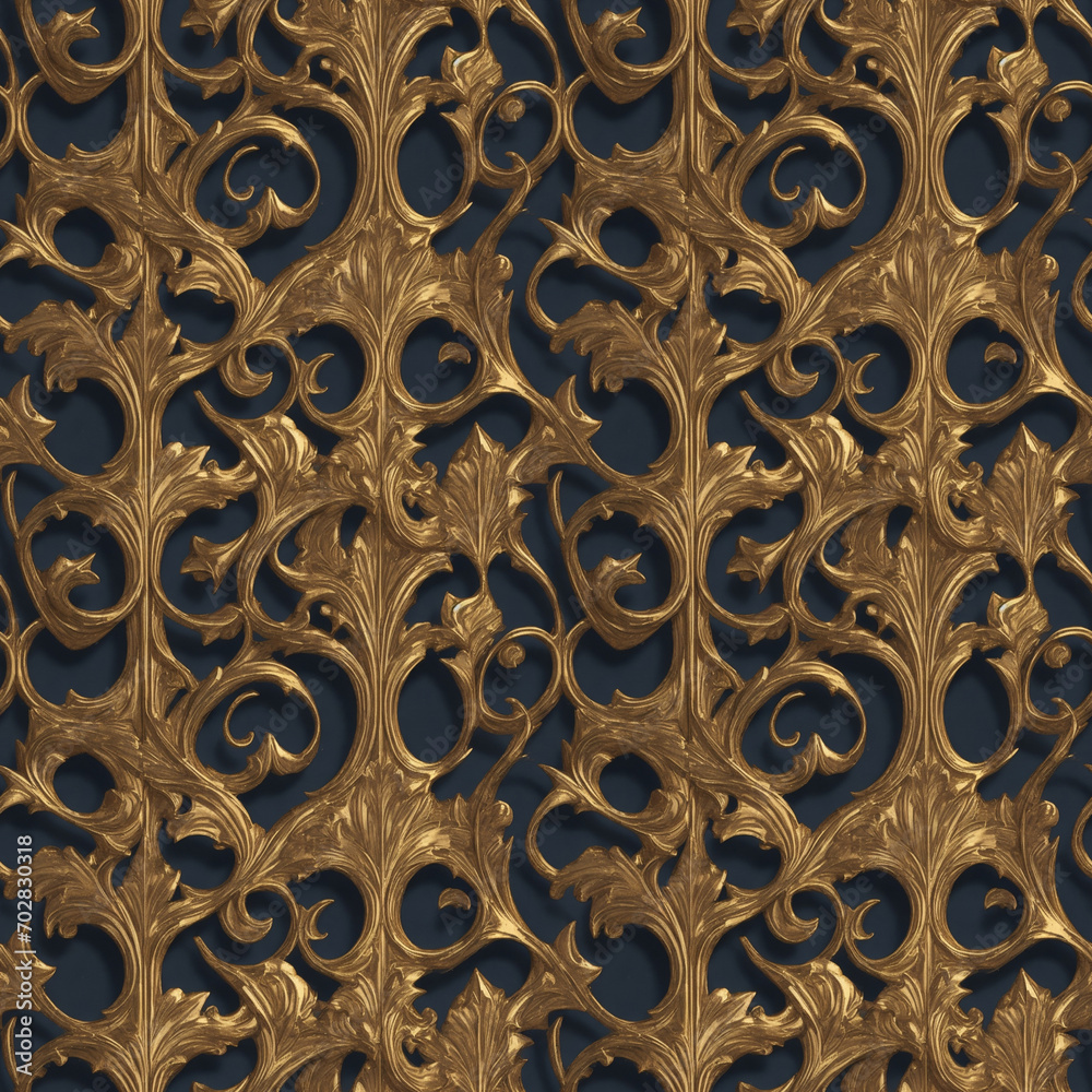 Seamless Gothic Wall Texture - Generative ai, üretken yapay zeka Stock ...
