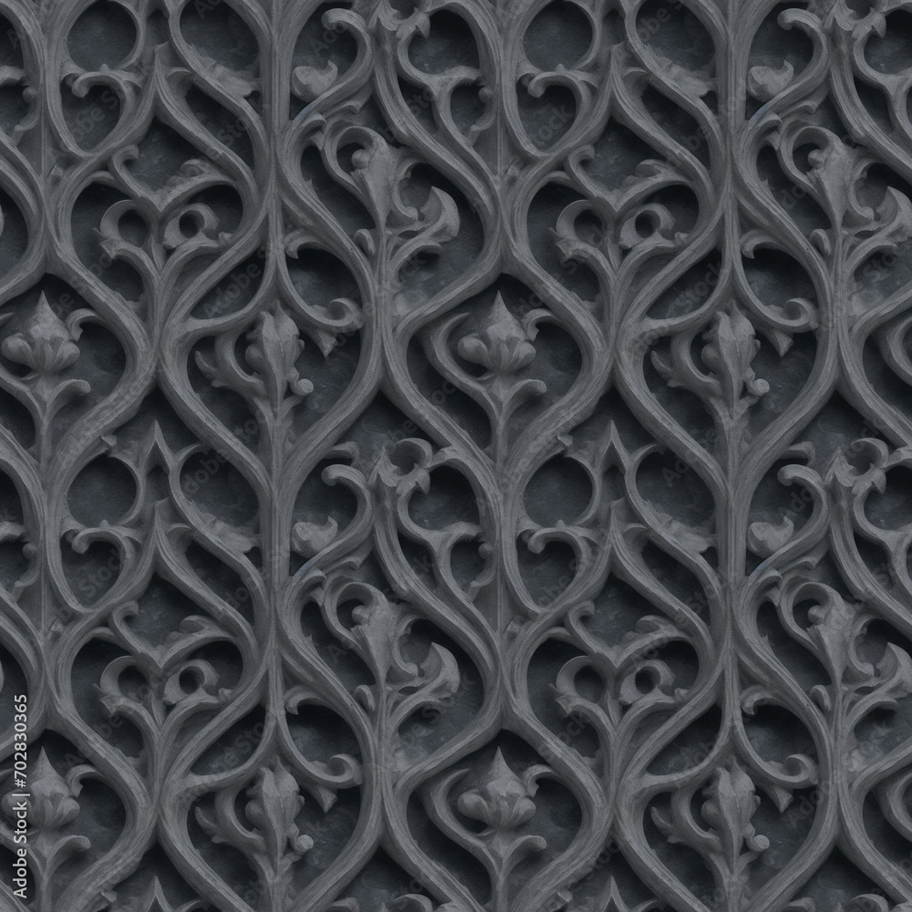Seamless Gothic Wall Texture - Generative ai, üretken yapay zeka Stock ...