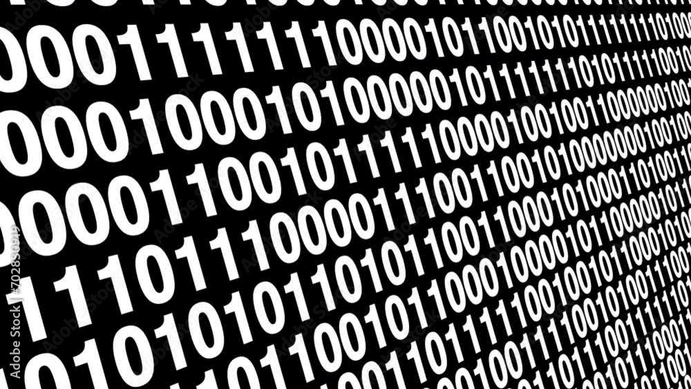 Artificial intelligence in cybercrime lines of binary code on black ... Artificial intelligence in cybercrime lines of binary code on black ...