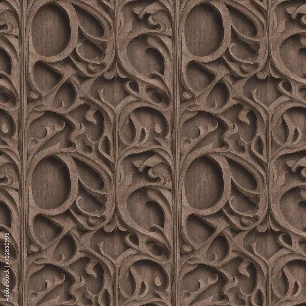 Seamless Gothic Wall Texture - Generative ai, üretken yapay zeka Stock ...