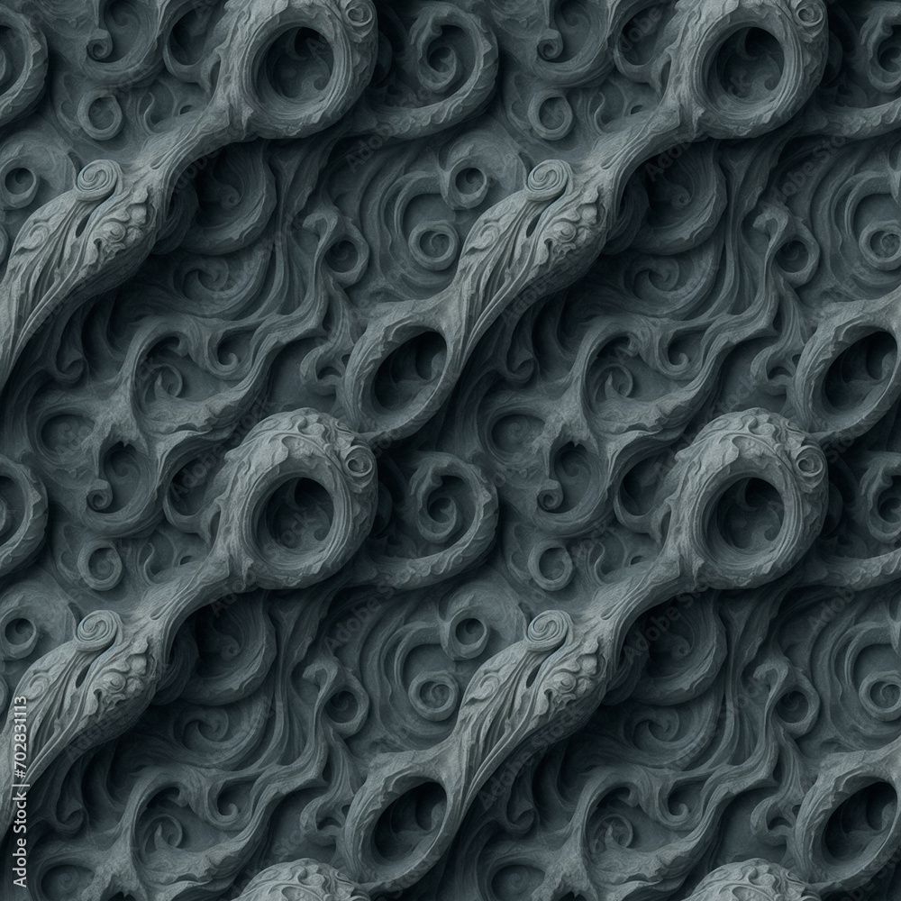 Seamless Gothic Wall Texture - Generative ai, üretken yapay zeka Stock ...