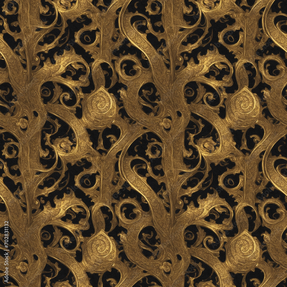 Seamless Gothic Wall Texture - Generative ai, üretken yapay zeka Stock ...