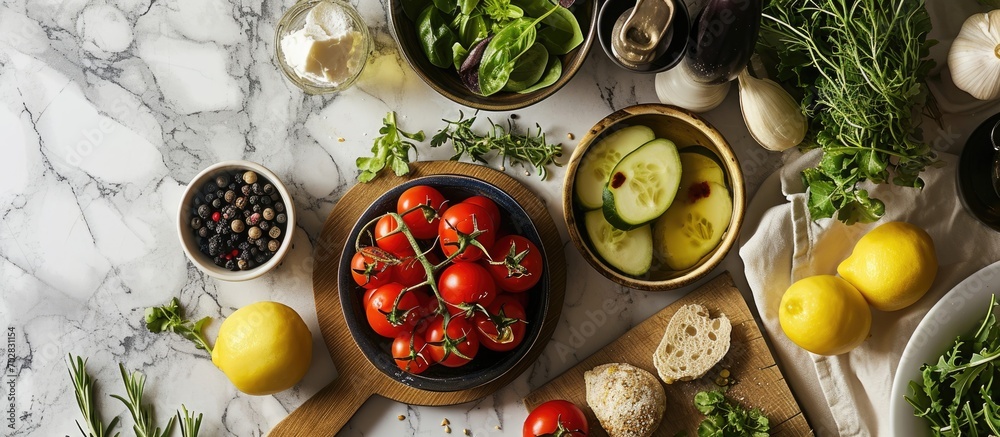 Mediterranean food Israeli Cuisine Mediterranean diet Fresh healthy ...