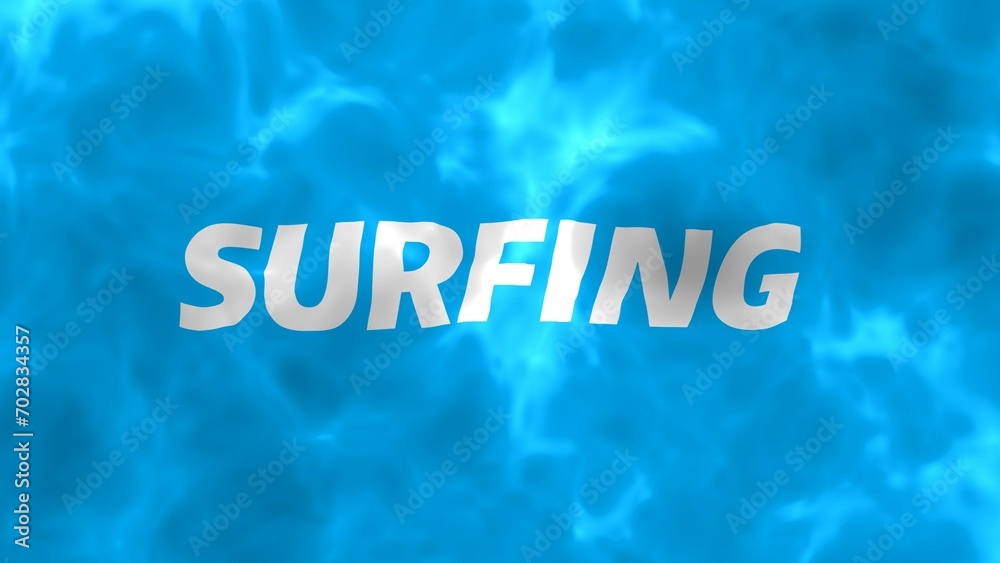 Clean Animated Water Title Text Intro Stock Template | Adobe Stock