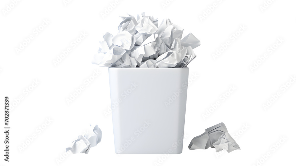 Waste paper bin PNG, Transparent background trash bin, Office garbage ...