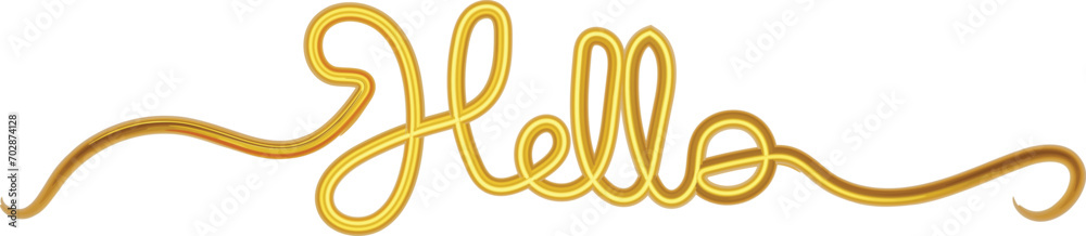 gradient color hello, Hello. Lettering for banner, poster and sticker ...