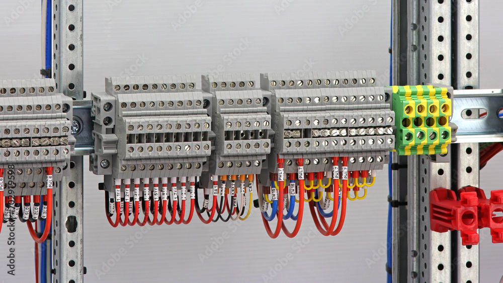 Electrical pass-through terminals for connecting copper mounting wires ...
