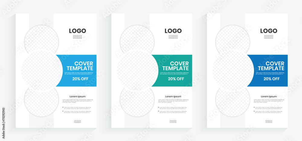 Brochure template a4 front page layout, corporate business marketing ...