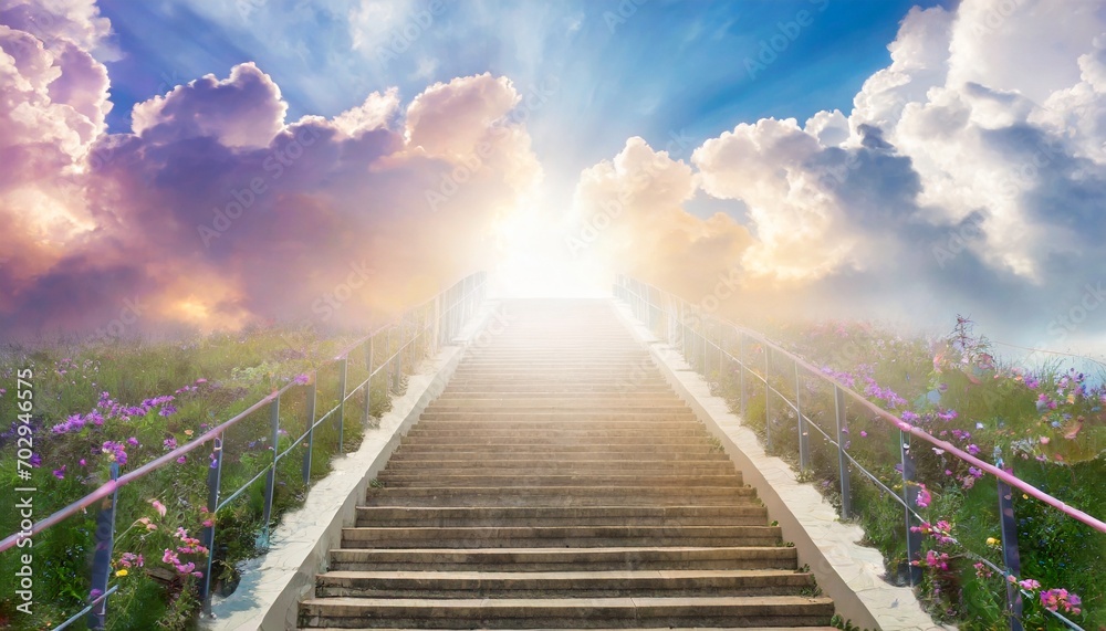 the stairway a conceptual representation of the pathway to heaven Stock ...