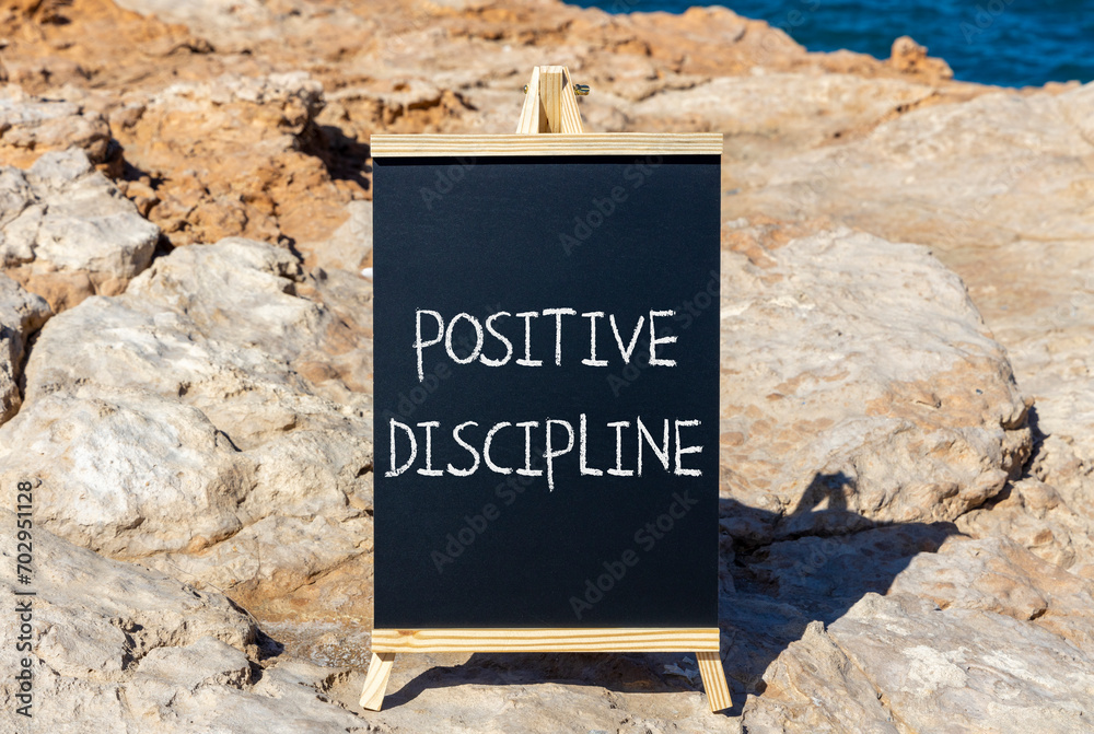Positive discipline symbol. Concept words Positive discipline on ...