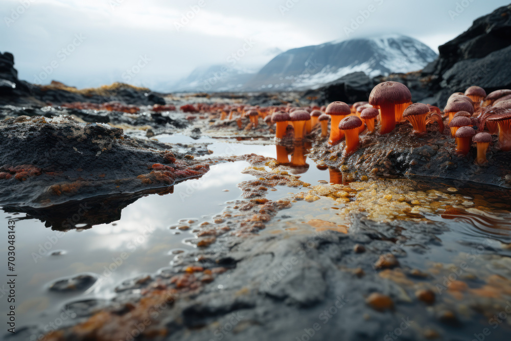 The microbial diversity in Arctic soils, emphasizing the unique ...