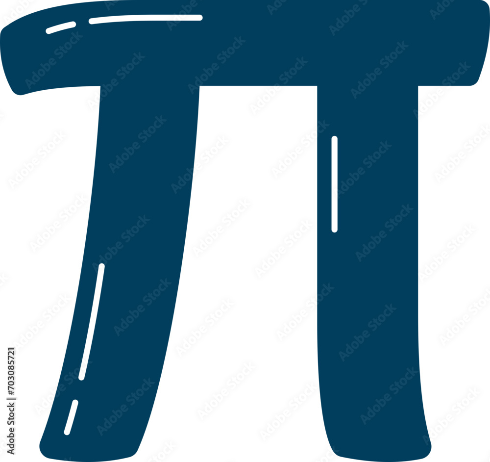 Cute Math pi Constant Symbol, Mathematics Subject Education Stock ...