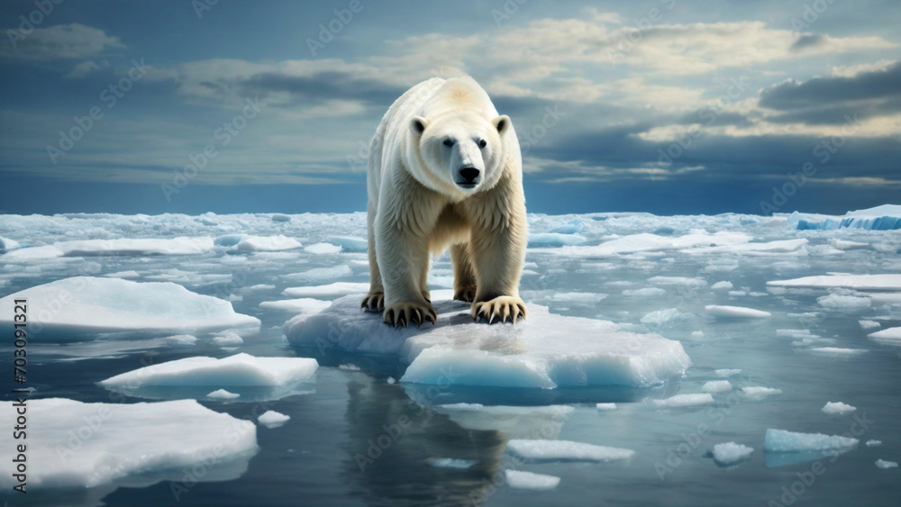 Capture the Impact of Global Warming on Polar BearsCreate that ...