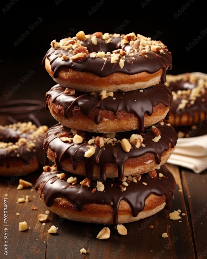 With a sinfully rich taste, these fried doughnuts feature a tender ...