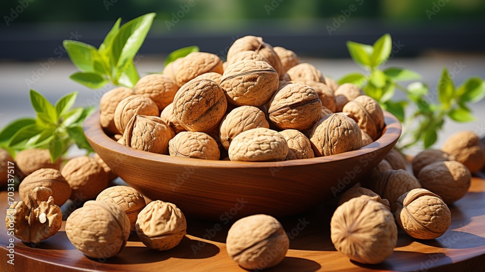 Walnut nut is Juglans regia greater antioxidant activity Stock ...