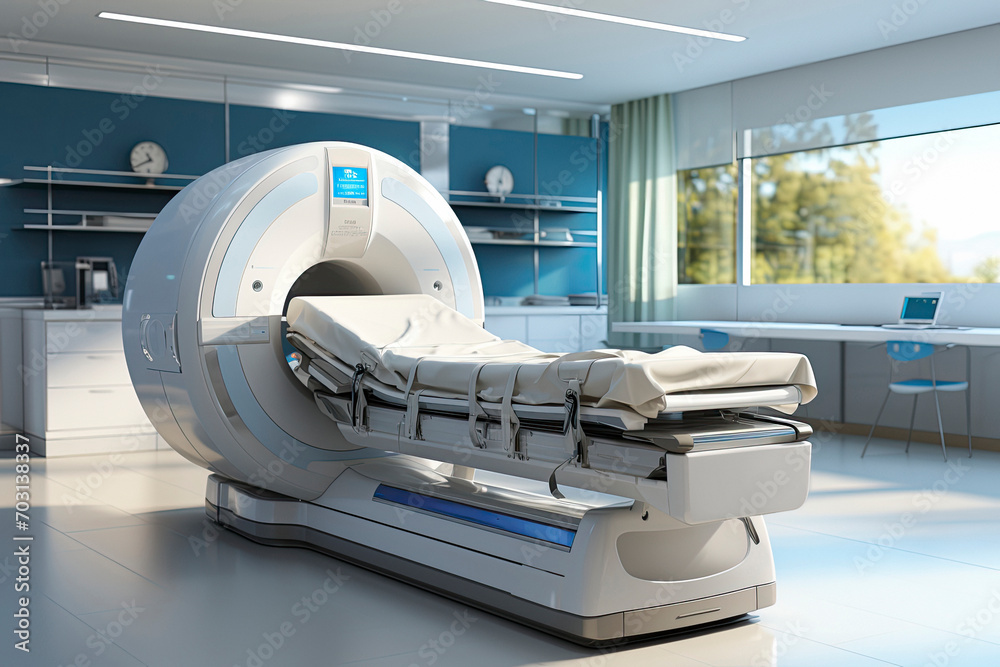 Medical CT or MRI or PET Scan Standing in the Modern Hospital ...