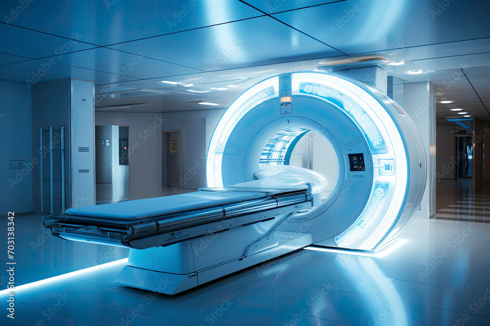 Medical CT or MRI or PET Scan Standing in the Modern Hospital ...