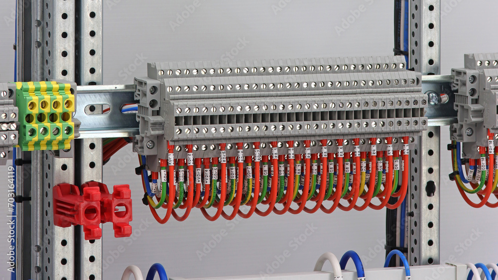 Electrical pass-through terminals for connecting copper mounting wires ...