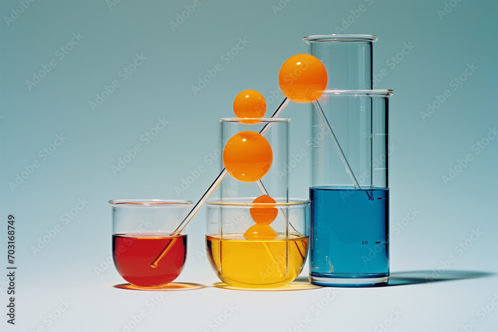 Minimalistic Scheme Visualizing A Chemical Reaction For Organic