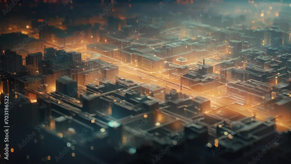 A series of layered digital maps, each one revealing a different aspect ...