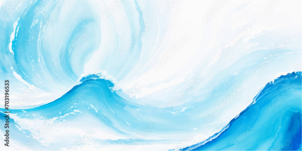 abstract soft blue and white abstract water color ocean wave texture ...