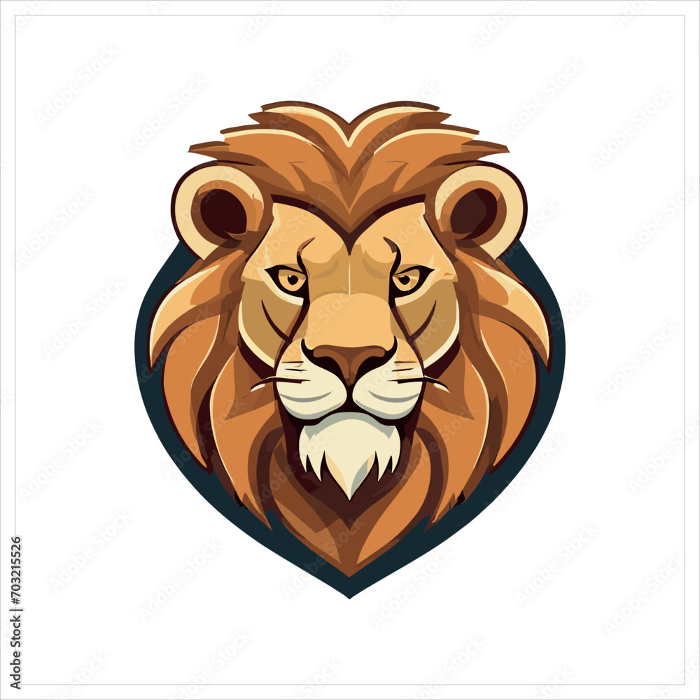 lion head vector illustration, Mufasa, Simba, Print on hoodie, Print on ...