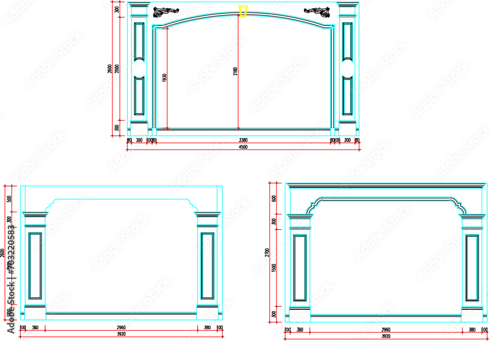 vector sketch illustration illustration of a collection of classic ...