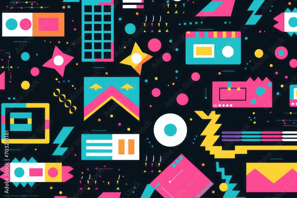 Celebrate the bold aesthetics of the 80s in your design with a ...